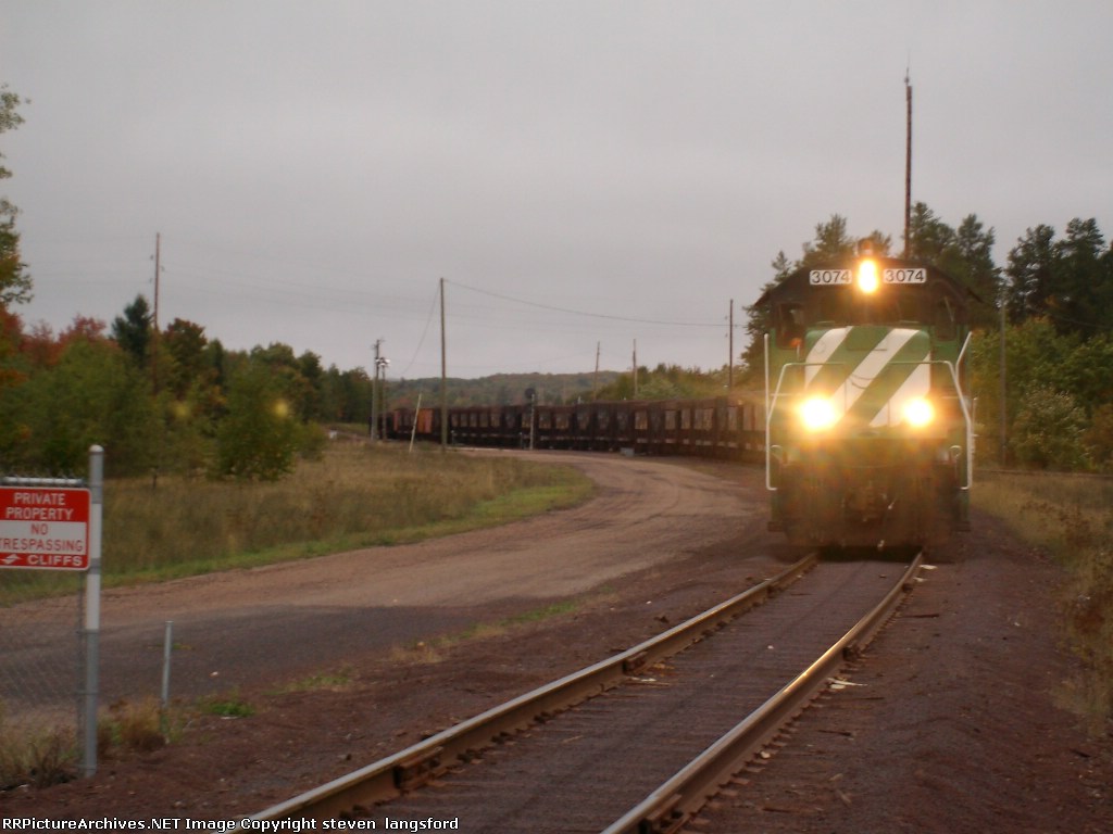 Shoveing Loads Back Into The Yard